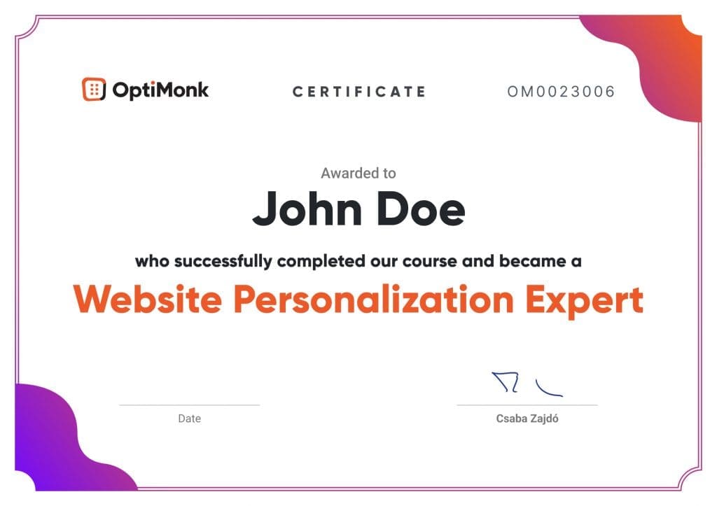 Our Methodology and process - OptiMonk - Personalize. Monetize. Optimize.
