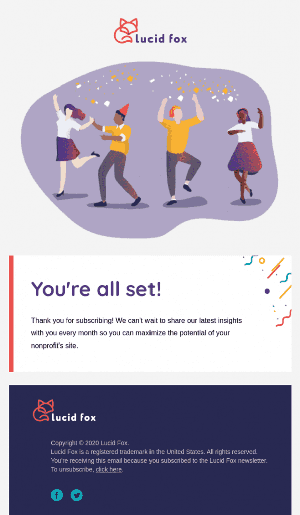 Confirmation email best practices and examples - OptiMonk Blog