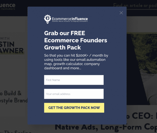Exit Intent Popup Examples, Tips & Strategies: The Ultimate Guide ...