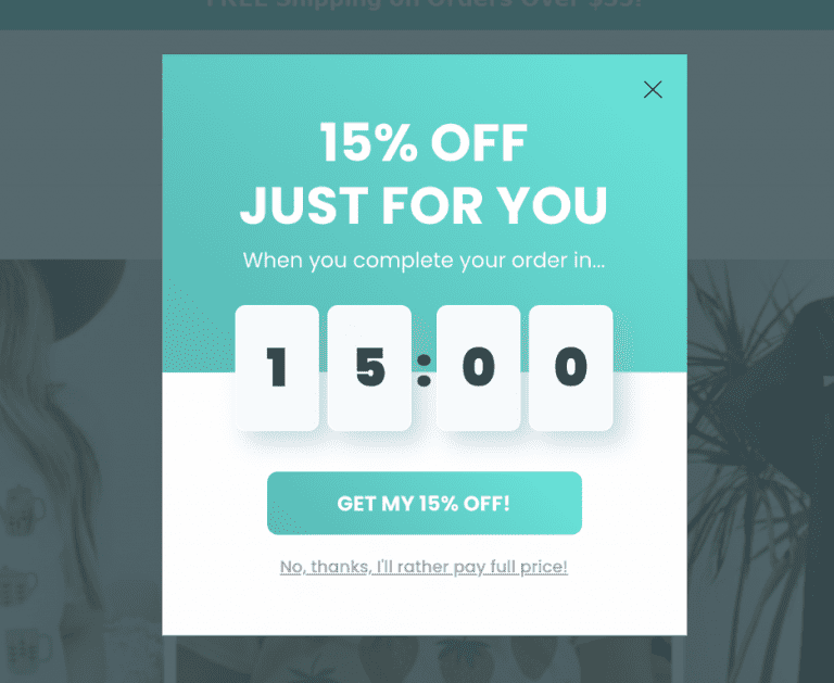 Exit Intent Popup Examples, Tips & Strategies: The Ultimate Guide - OptiMonk Blog